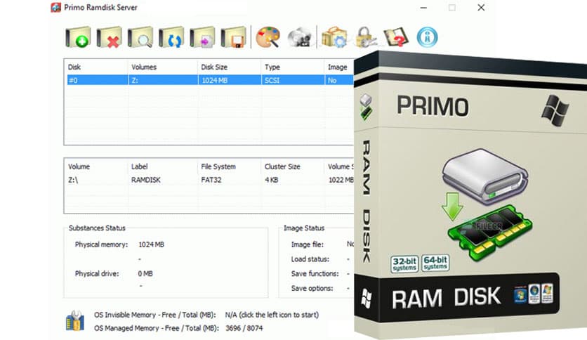 Primo Ramdisk Server Edition 6.6.0 Free Download - FileCR