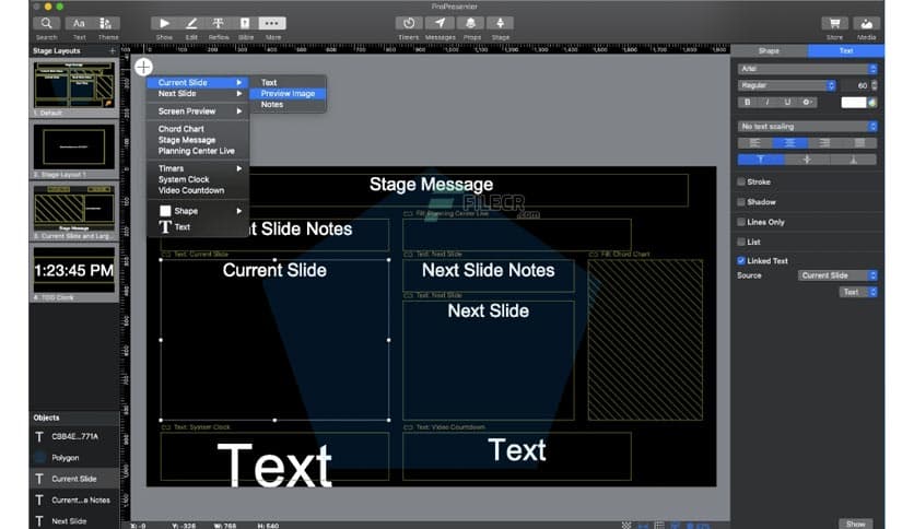 ProPresenter 7.16.3 for MacOS Download - FileCR