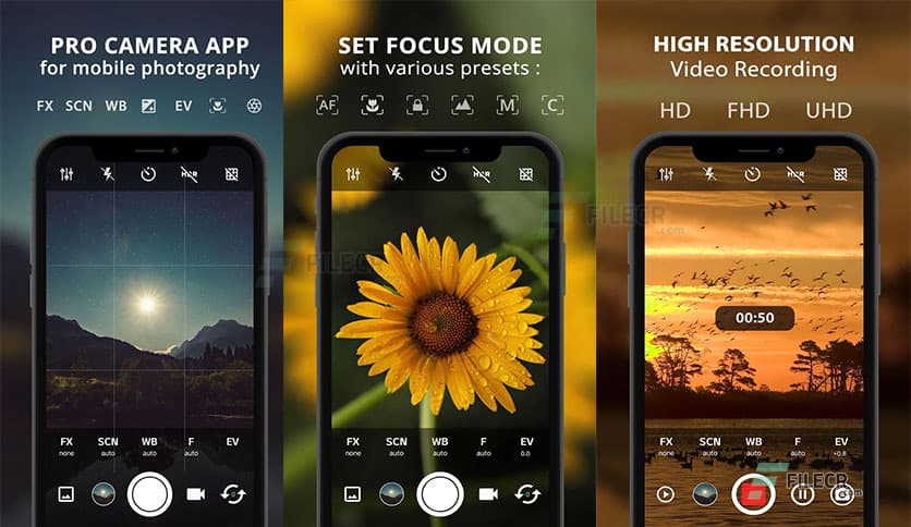 ProCam X (HD Camera Pro) 1.29 Pro APK - FileCR