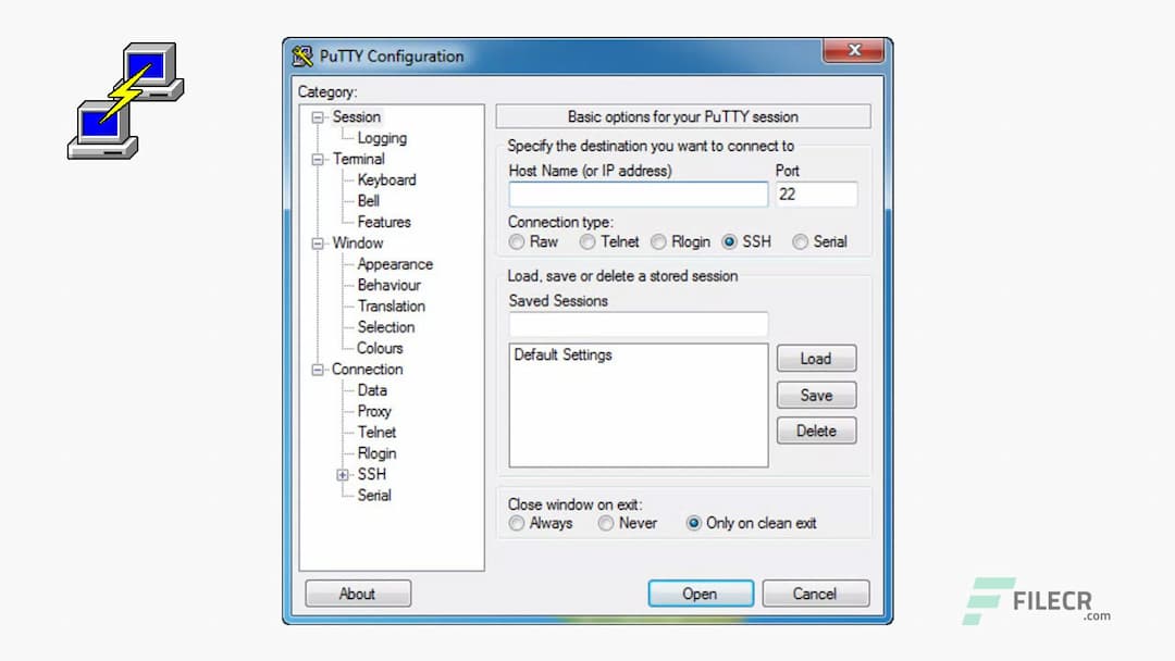 PuTTY 0.83 SSH Client - Free Download - FileCR