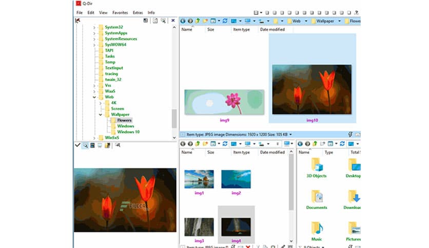 Q-Dir 12.43 (32-bit/64-bit) Free Download - FileCR