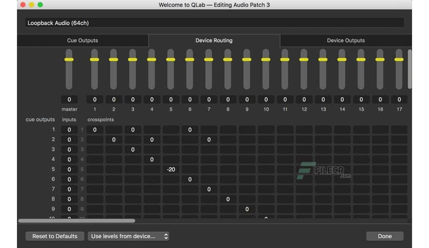 QLab Pro 5.5.9 for MacOS Full Version Free Download - FileCR