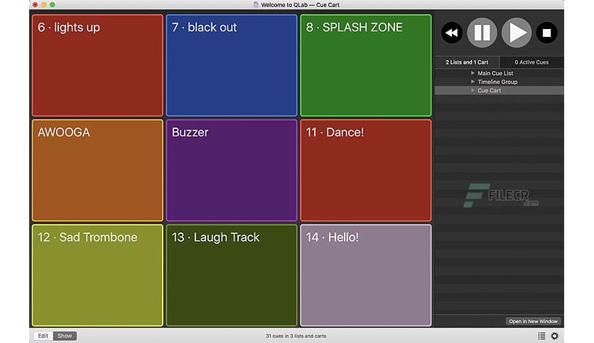 QLab Pro 5.5.8 for MacOS Full Version Free Download - FileCR