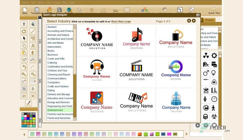 Quick Logo Designer 5.0 Latest Free Download - FileCR