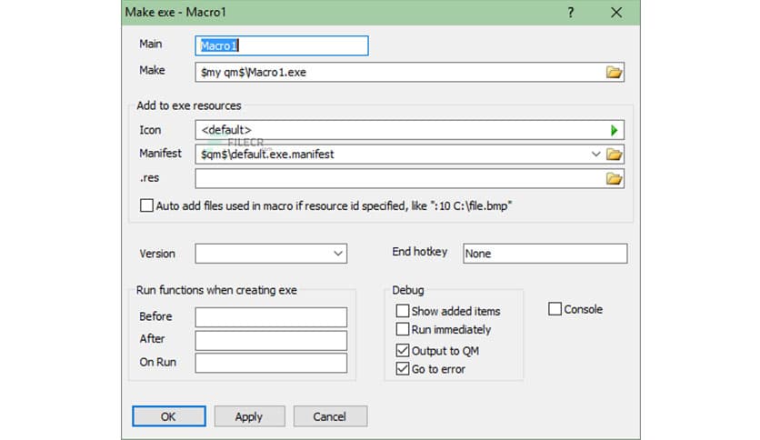 Quick Macros 2.4.12.2 Free Download - FileCR
