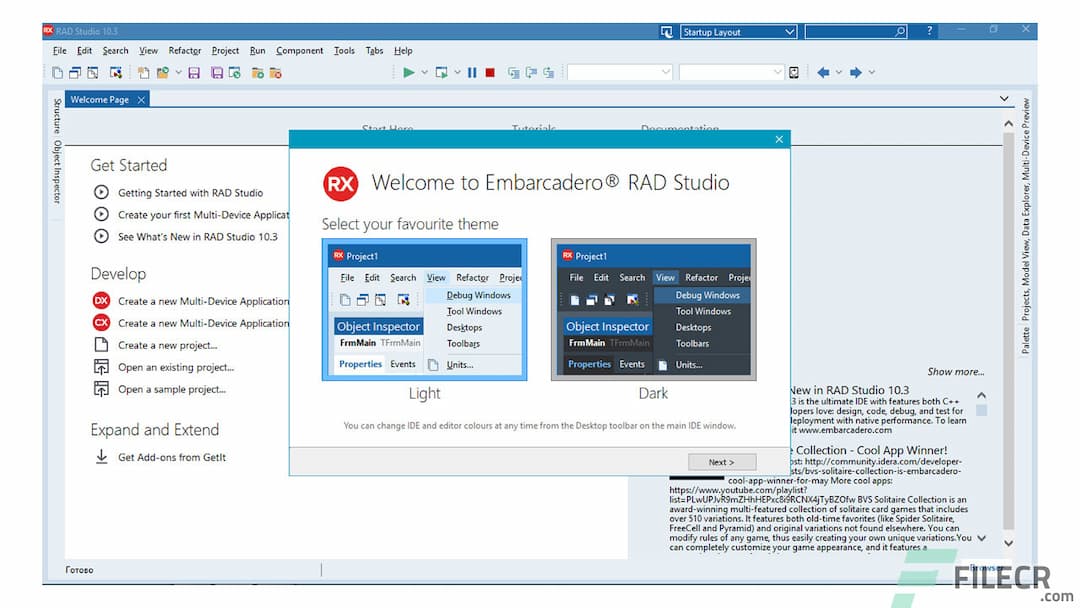 Embarcadero RAD Studio 13.0 v37.0.57242.3601 Free Download - FileCR