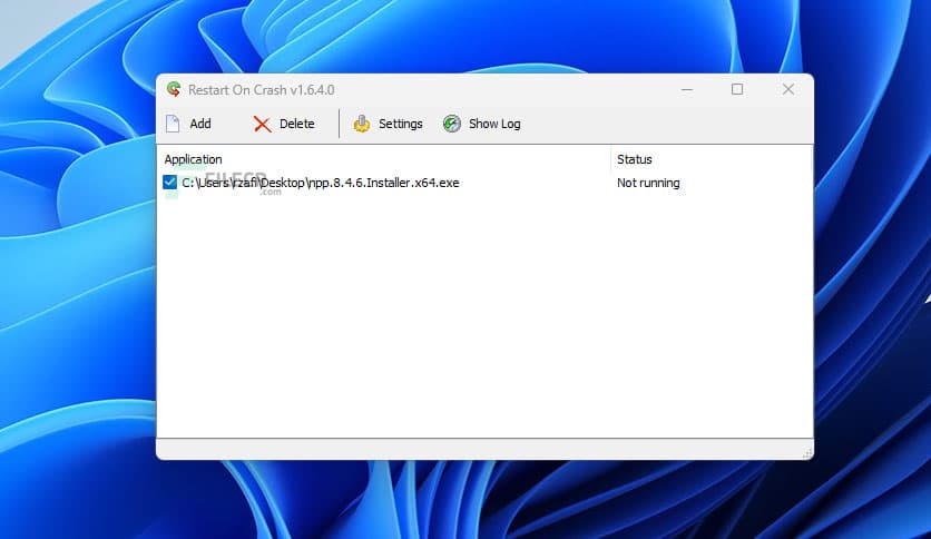 Restart on Crash 1.6.4.0 Full Version Free Download - FileCR