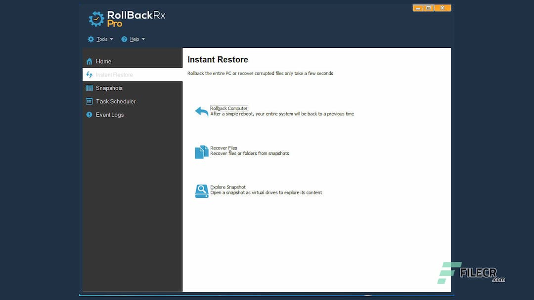 Rollback Rx Pro 12.9.2710971022 Free Download - FileCR