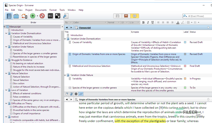 Scrivener 3.1.6.0 Full Version Free Download - FileCR