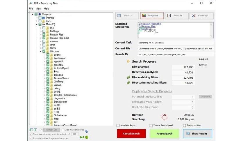 Search my Files 18.0 Free Download - FileCR