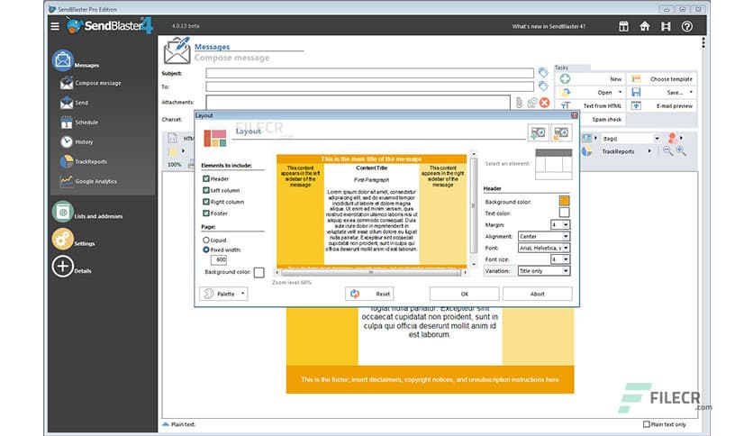 Sendblaster Pro Edition 4.3.4 Free Download - FileCR