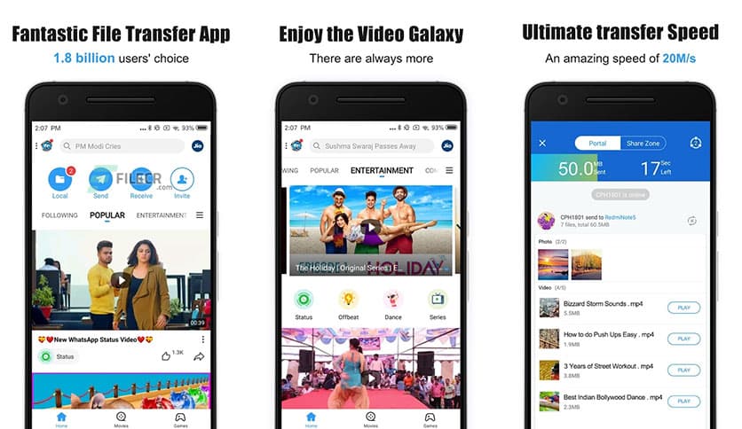 SHAREit - Transfer, Share Files 6.75.01 APK Download - FileCR