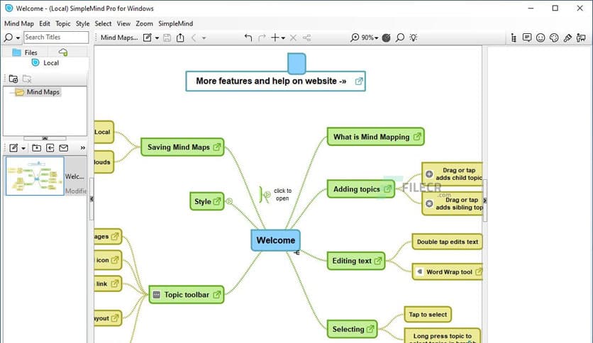 SimpleMind Pro 2.7.0.6568 Free Download - FileCR