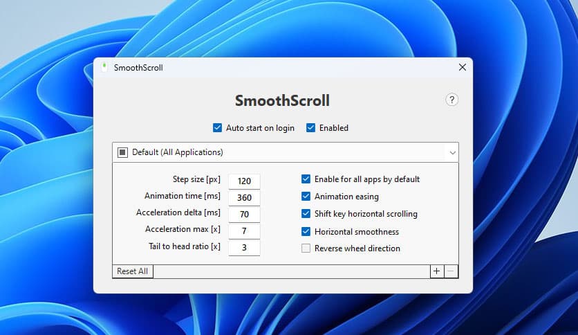 SmoothScroll 1.2.4 Full Version Free Download - FileCR