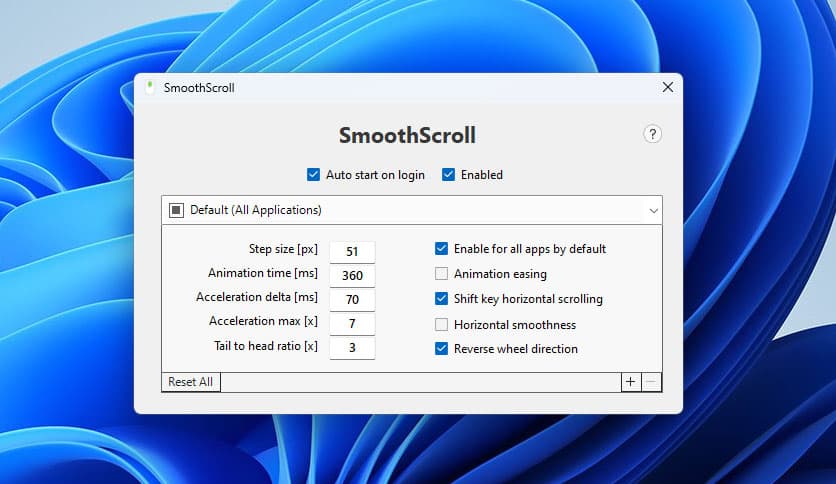 SmoothScroll 1.2.4 Full Version Free Download - FileCR