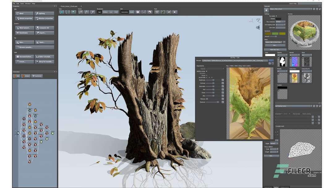 SpeedTree Modeler 10.0.1 - FileCR