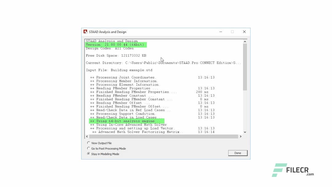 STAAD.Pro CONNECT Edition 22 Update 9 - FileCR