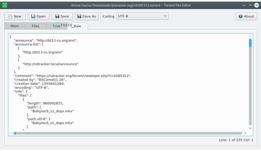 Torrent File Editor 1.0.0 Free Download - FileCR