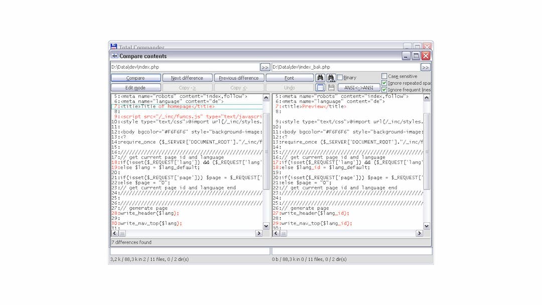 Total Commander 11.56 Free Download - FileCR