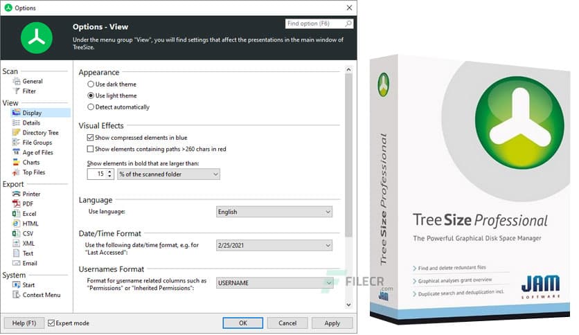 TreeSize Professional 9.6.1.2156 Free Download - FileCR