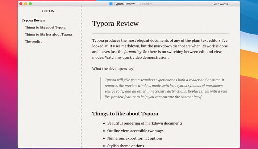 Typora 1.12.2 for MacOS Free Download - FileCR