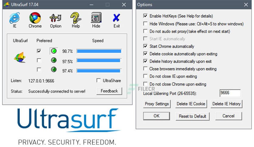 UltraSurf 22.11 Free Download - FileCR