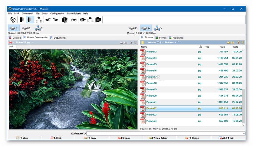 Unreal Commander 3.57 Build 1497 Free Download - FileCR