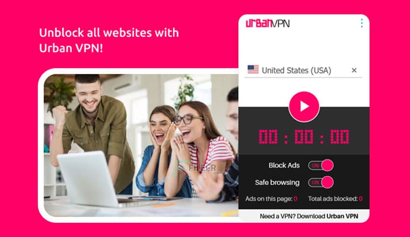 Urban VPN Free Download For PC 2025 Latest - FileCR