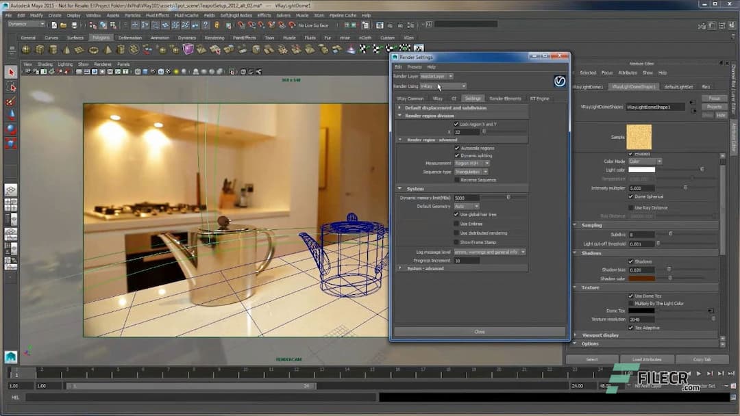 V-Ray Next 6.00.03 for Maya Free Download - FileCR