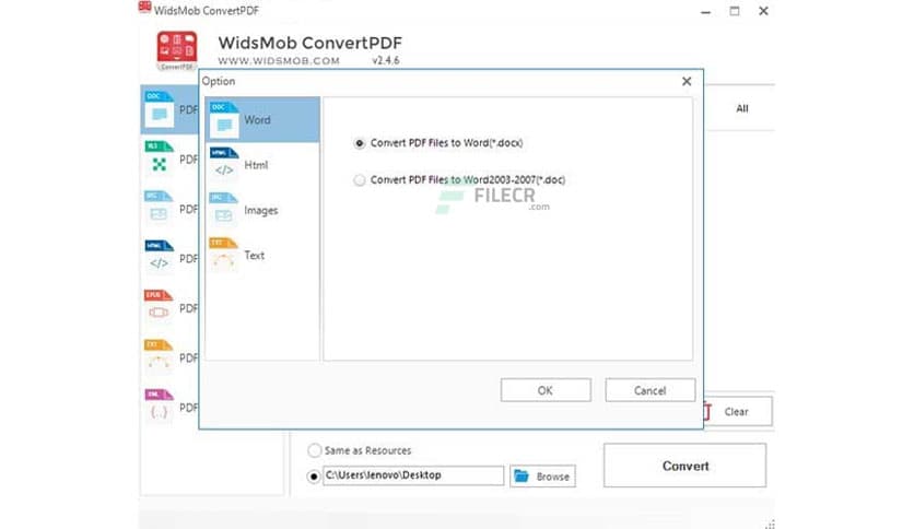 WidsMob ConvertPDF Pro 2.0.0.0 Free Download - FileCR