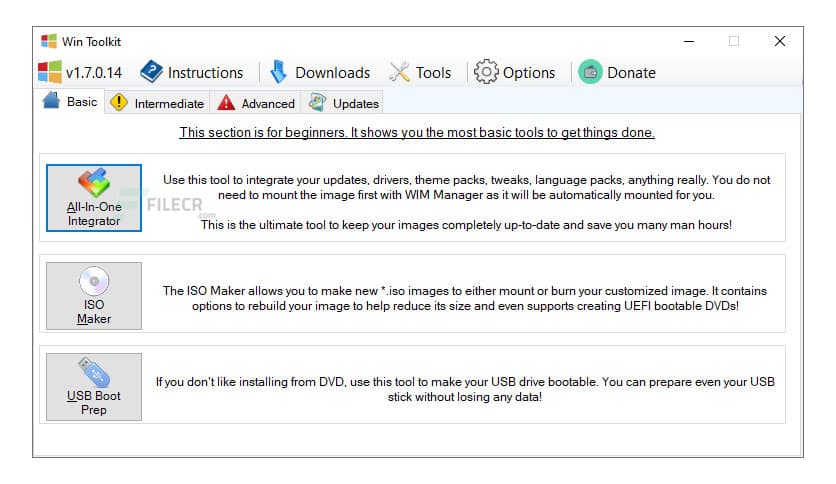 Win Toolkit 1.7.0.16 Full Version Free Download - FileCR