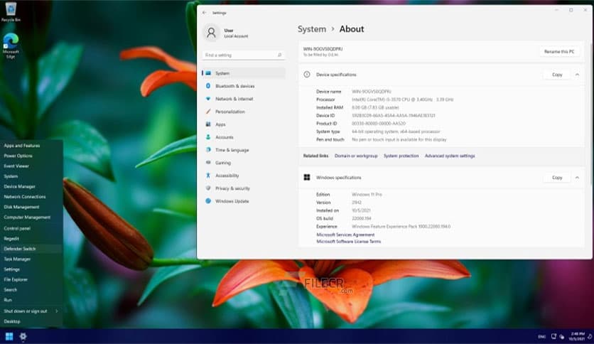Windows 11 Pro Slim Download (Latest 2025) - FileCR
