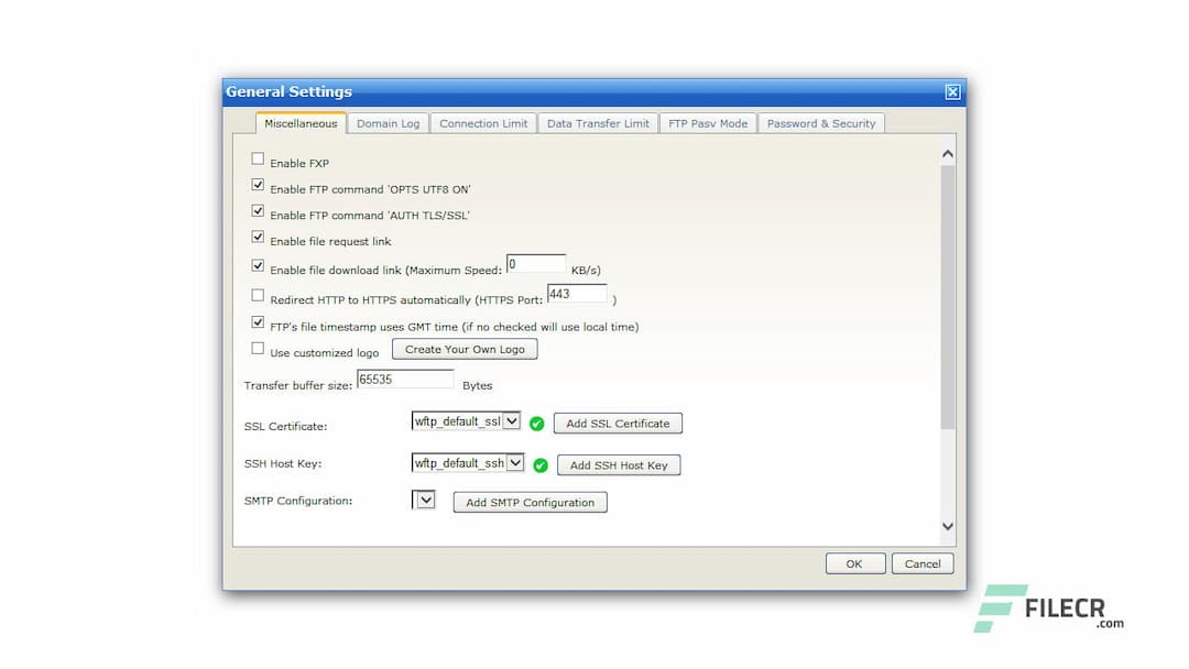 Wing FTP Server Corporate 8.0.9 Free Download - FileCR