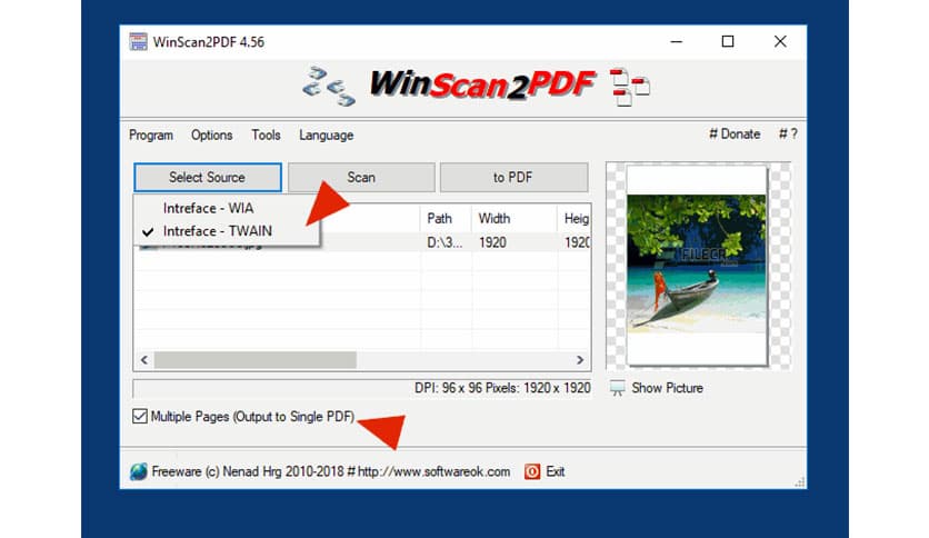 WinScan2PDF 9.41 + Portable Free Download - FileCR