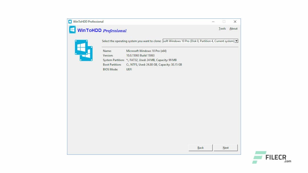 Hasleo WinToHDD 6.9 - FileCR