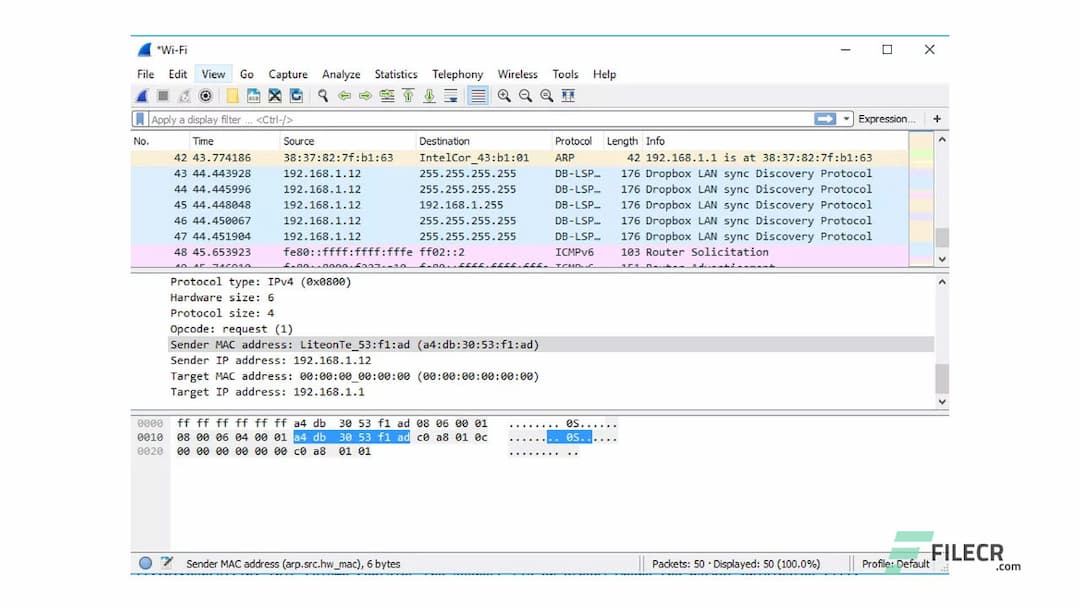 Wireshark 4.6.2 Full Version Free Download - FileCR