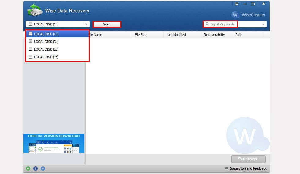 Wise Data Recovery 6.2.2.520 Free Download - FileCR