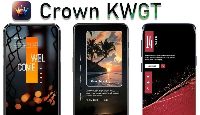 Crown KWGT Mod APK Free Download - FileCR