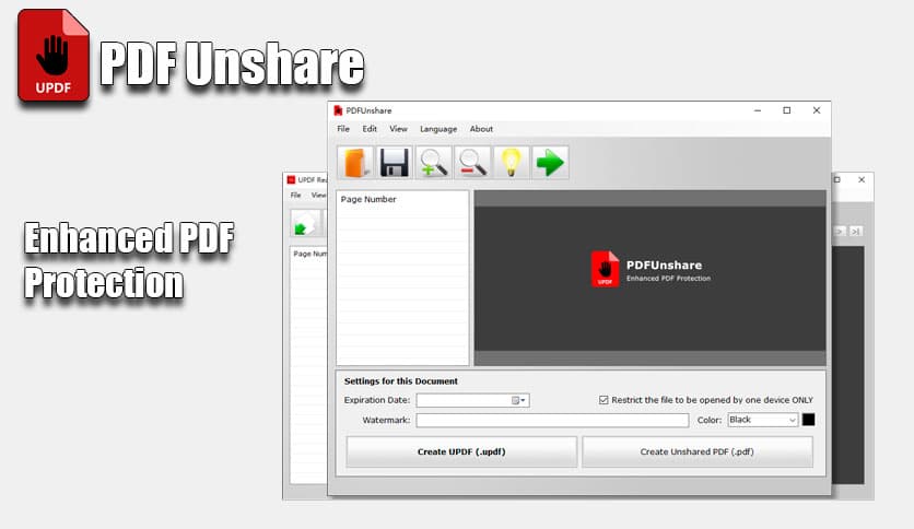 PDF Unshare 1.5.1.4 Free Download - FileCR